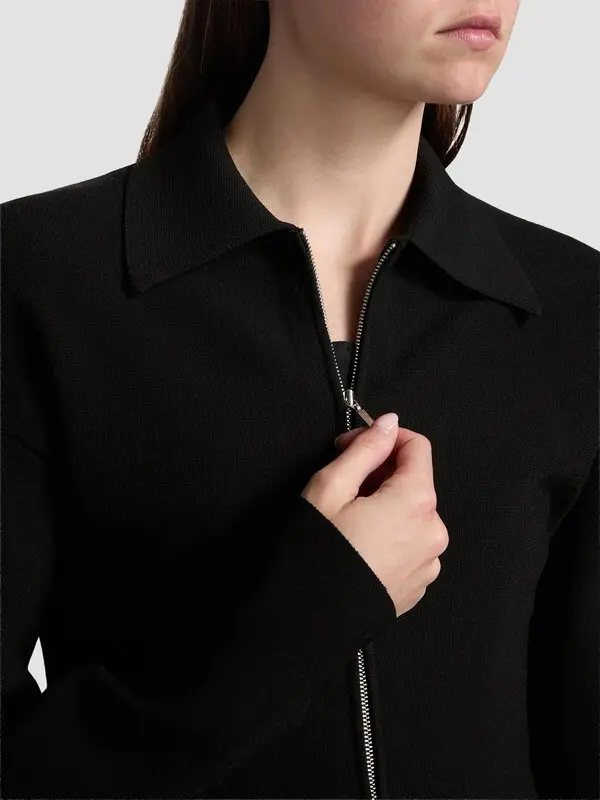 ET OCHS Daphne Knit Zip-front Jacket