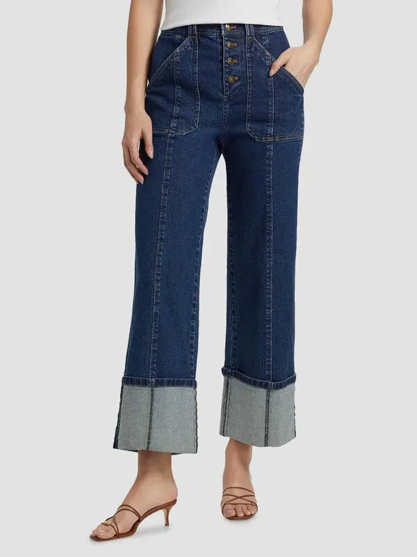 Cinq À Sept Benji Cuffed Flare Jeans