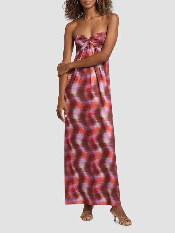 Misa Katrine Strapless Maxi Dress