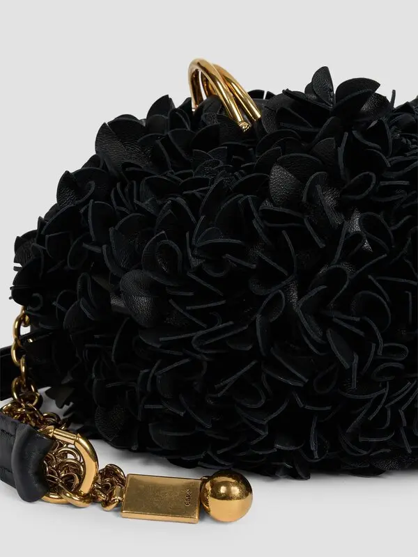 Chloé Plissé Leather Shoulder Bag
