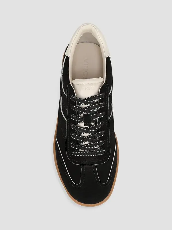 Vince Oasis Edge Paint Suede Low-top Sneakers