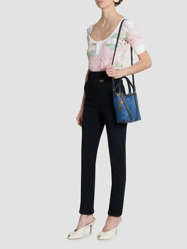 Chloé Woven Straight-leg Trousers