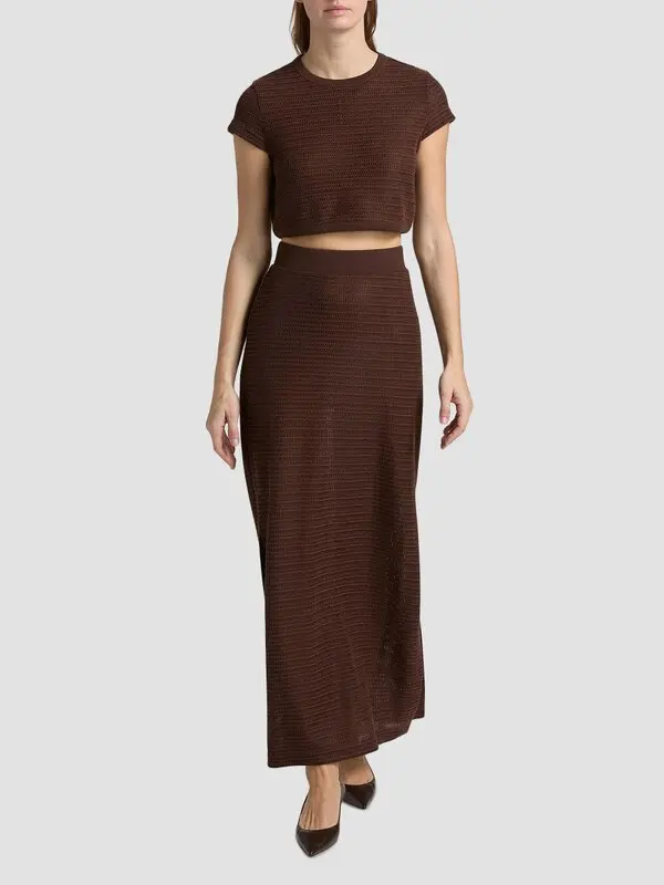 Simkhai Lidie Knit Cover-up Top