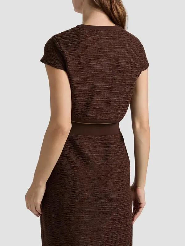 Simkhai Lidie Knit Cover-up Top