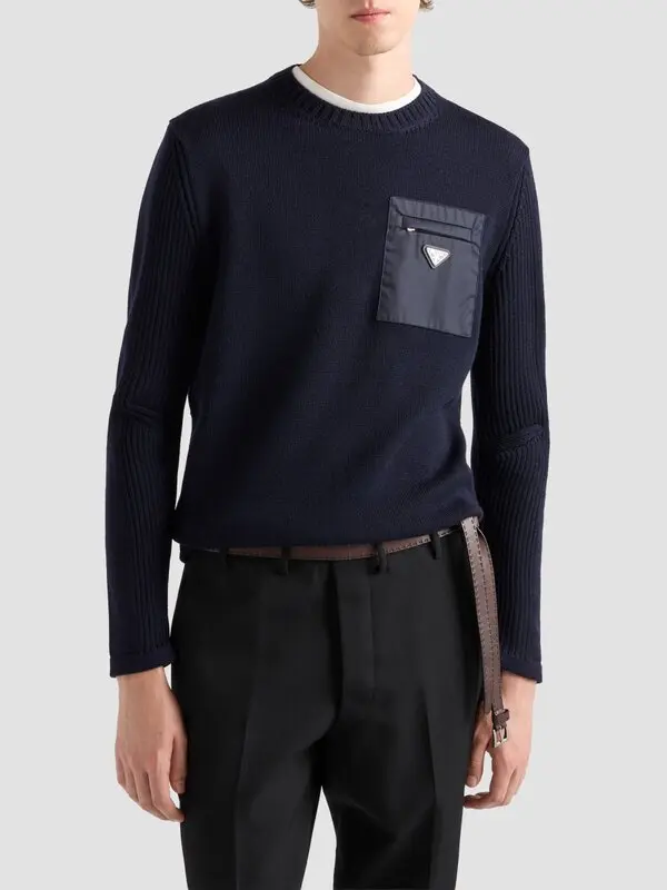 Prada Wool Sweater - Blue