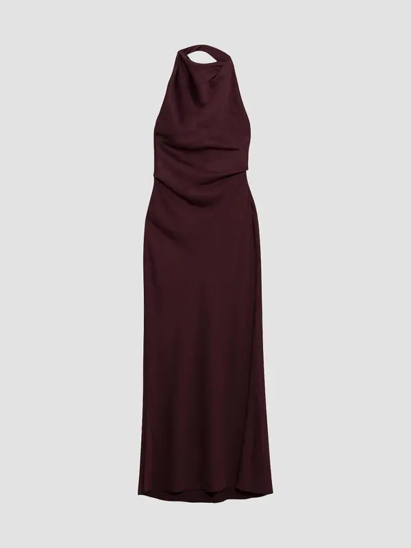 Simkhai Reannon Draped Satin Gown