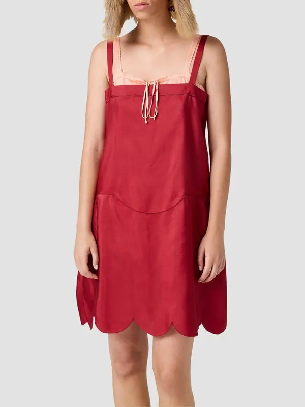 Miu Miu Silk Dress - Red