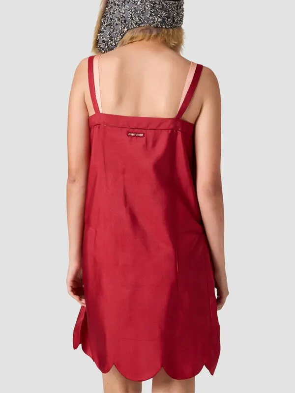 Miu Miu Silk Dress - Red
