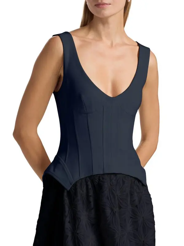 Simkhai Bryony Corseted Maxi Dress