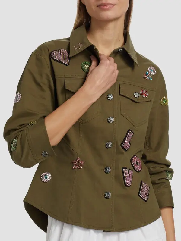 Cinq À Sept Ditsy Love Scrunched-sleeve Canyon Jacket
