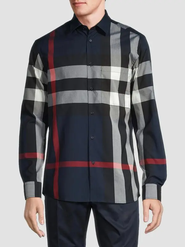 Burberry Summerton Check Button-front Shirt