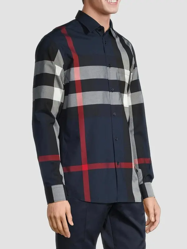 Burberry Summerton Check Button-front Shirt