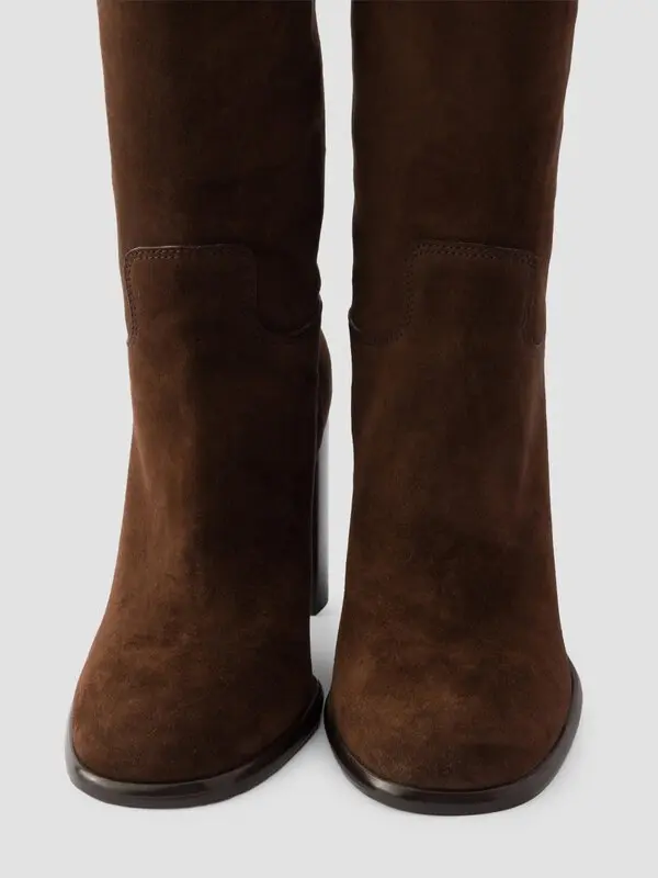 Prada Suede Boots - Brown