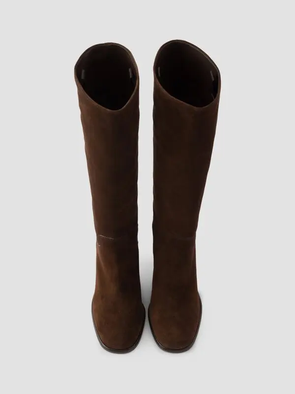 Prada Suede Boots - Brown