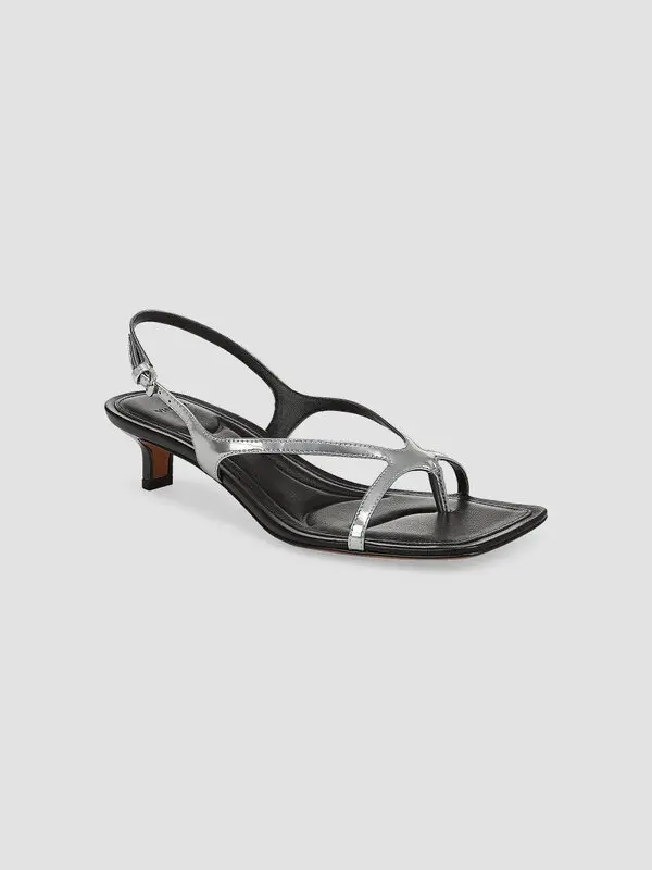 Vince Posie 45mm Leather Slingback Sandals