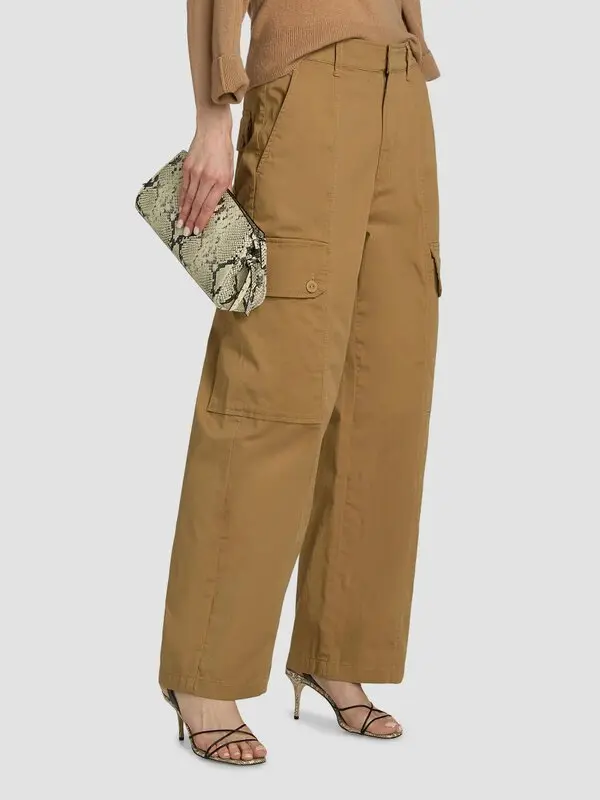 A.L.C. Carter Wide-leg Cargo Pants - Bark