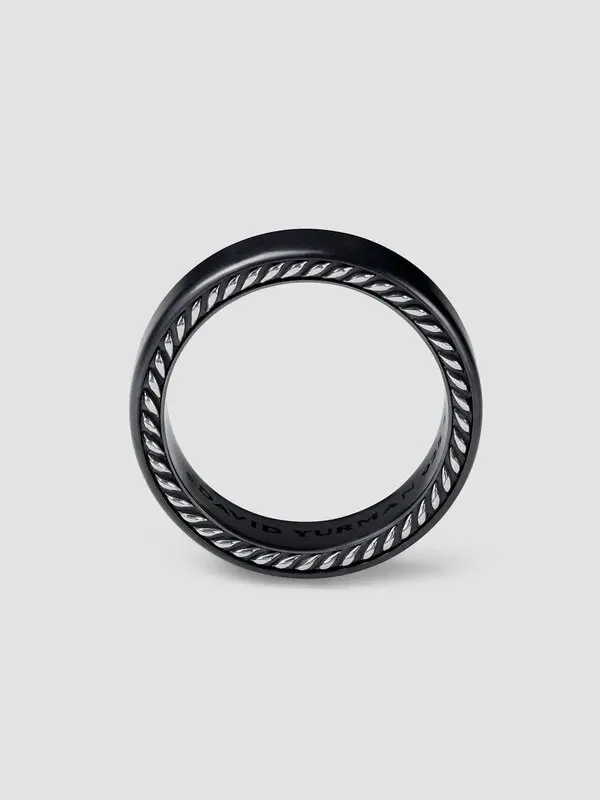 David Yurman Streamline Band Ring With Titanium