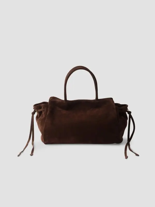 Prada Allusion Suede Large Tote Bag