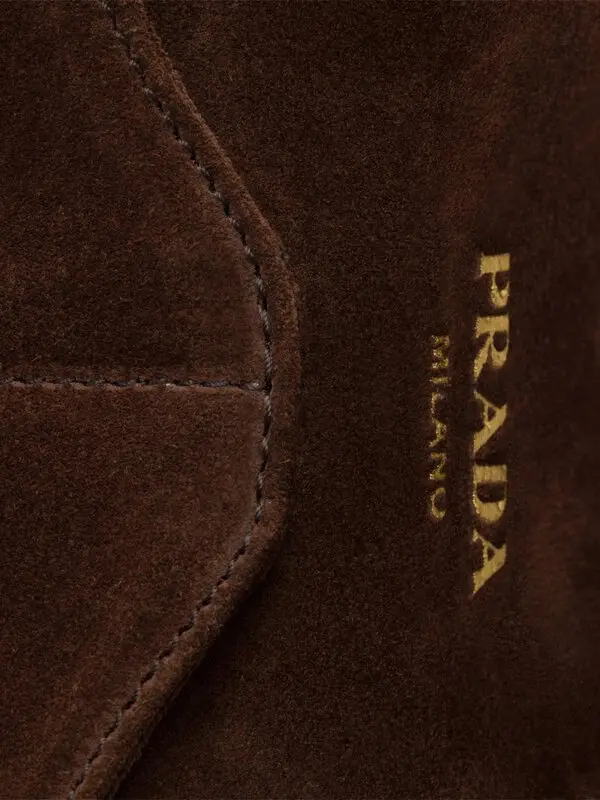 Prada Allusion Suede Large Tote Bag