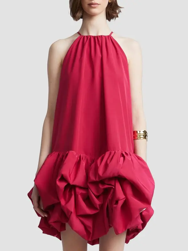 Bcbgmaxazria Car Swing Ruffled Minidress