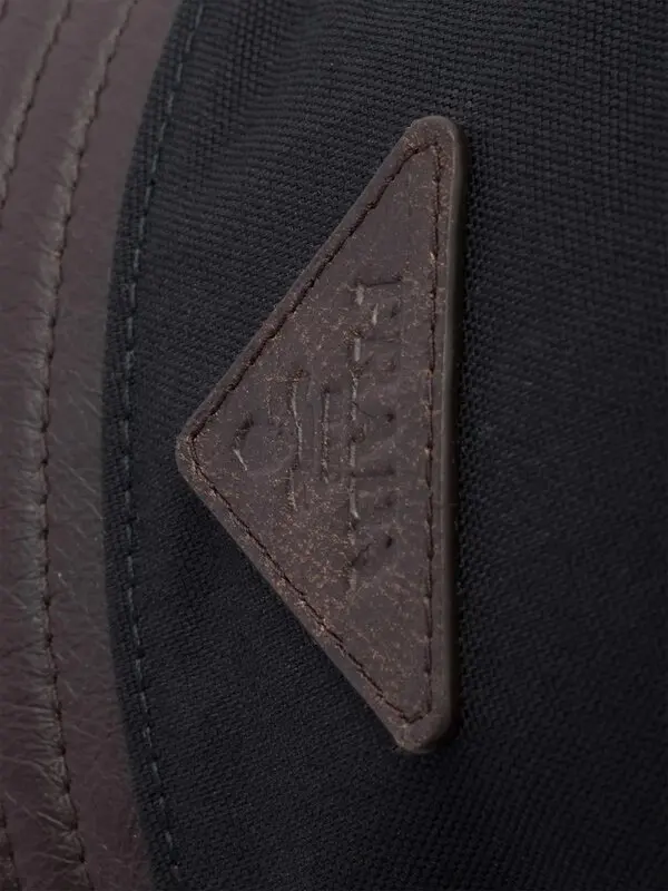 Prada Technical Cotton And Leather Bucket Hat