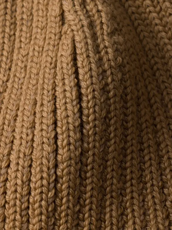 Prada Wool Beanie - Brown