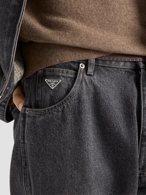 Prada Five-pocket Denim Jeans - Black