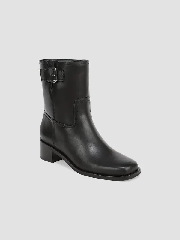 Vince London 45mm Leather Boots - Black
