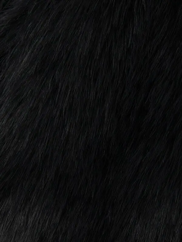 ET OCHS Eugene Faux Fur Jacket - Black