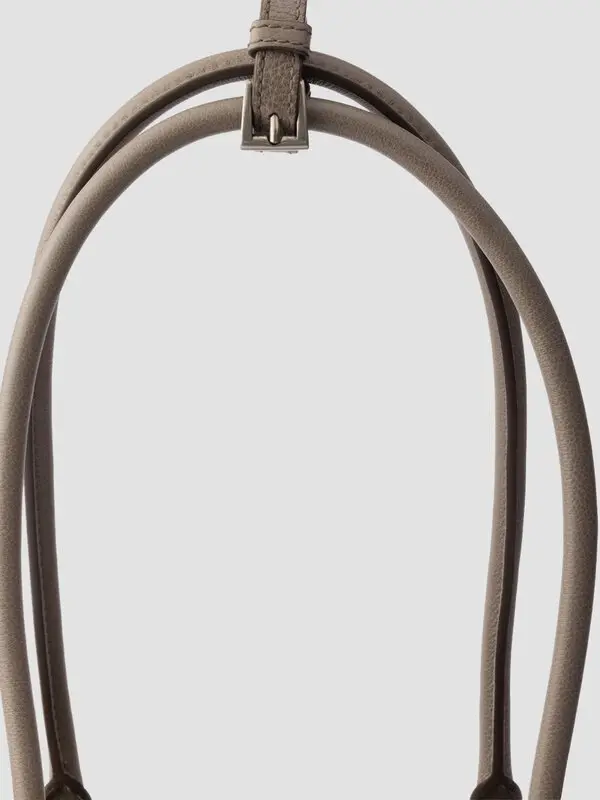 Prada Bonnie Medium Antiqued Leather Tote Bag - Grey