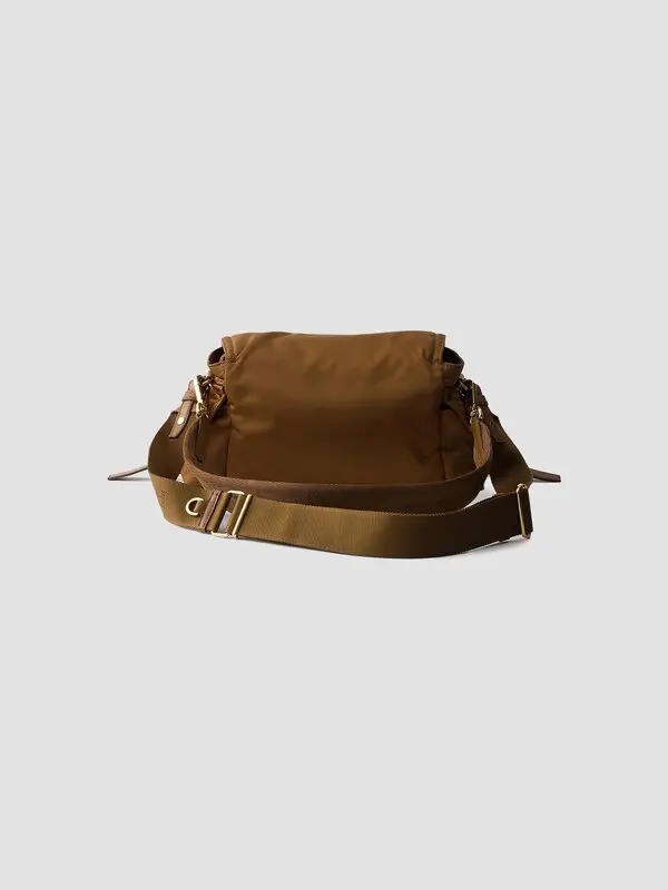Prada Medium Explore Re-nylon Shoulder Bag - Brown