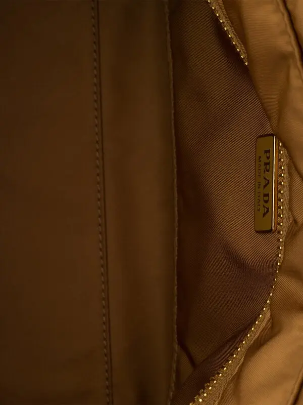 Prada Medium Explore Re-nylon Shoulder Bag - Brown