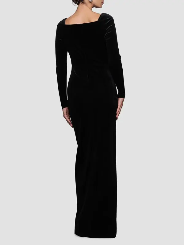 ET OCHS Bexley Stretch Velvet Gown