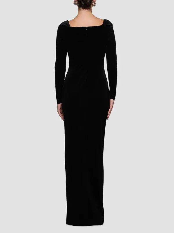 ET OCHS Bexley Stretch Velvet Gown