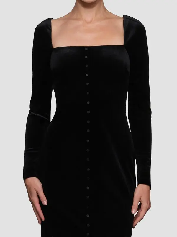 ET OCHS Bexley Stretch Velvet Gown