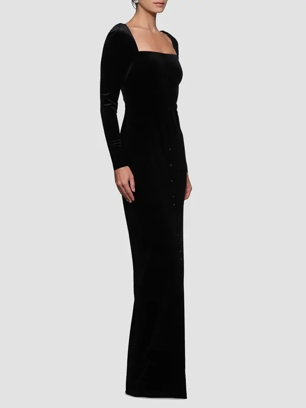ET OCHS Bexley Stretch Velvet Gown