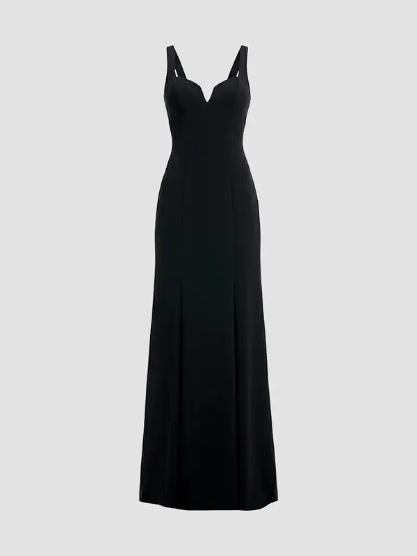 Dress The Population Nettie Crepe A-line Gown
