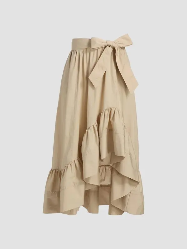 Cinq À Sept Zayla Split Midi-dress - White Khaki