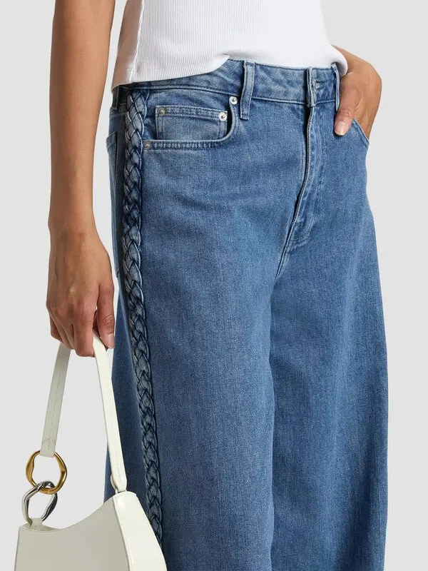 Simkhai Booker Braided Relaxed-fit Jeans