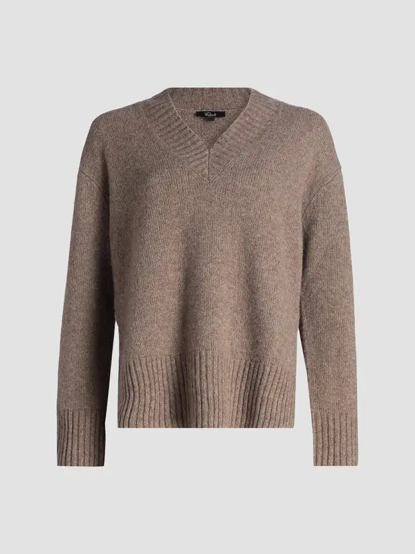 Rails Gisella Cashmere-silk V-neck Sweater