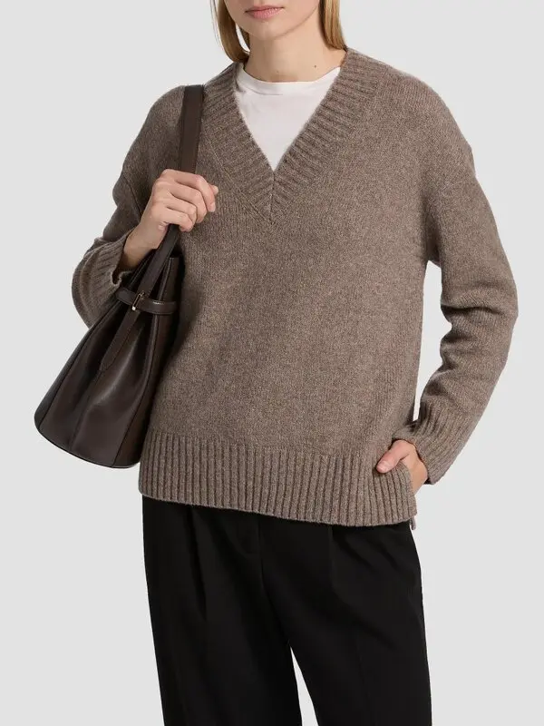 Rails Gisella Cashmere-silk V-neck Sweater