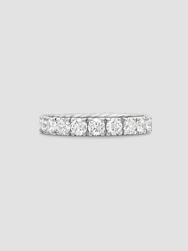 David Yurman Eden Band Ring In Platinum