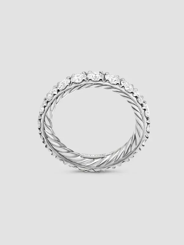 David Yurman Eden Band Ring In Platinum