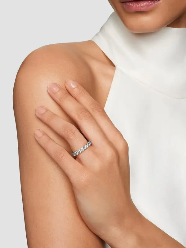 David Yurman Eden Band Ring In Platinum