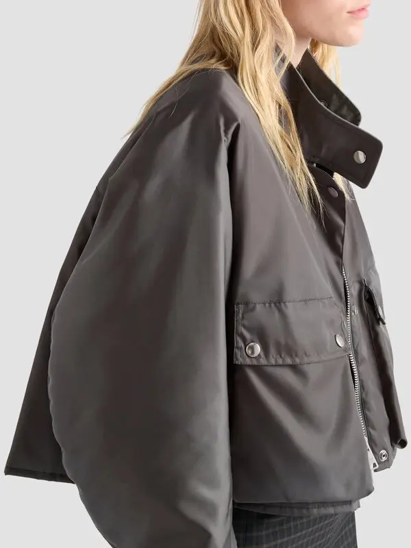 Prada Washed Nylon Blouson Jacket