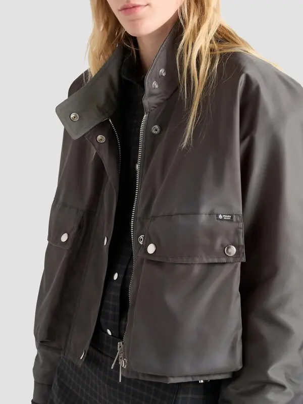 Prada Washed Nylon Blouson Jacket