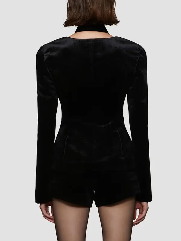 ET OCHS Vaud Tailored Velvet Jacket