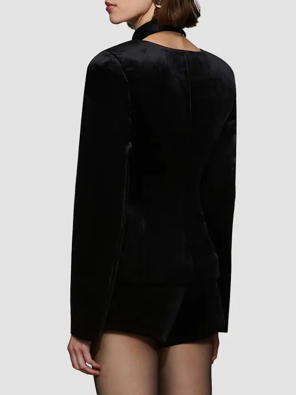 ET OCHS Vaud Tailored Velvet Jacket