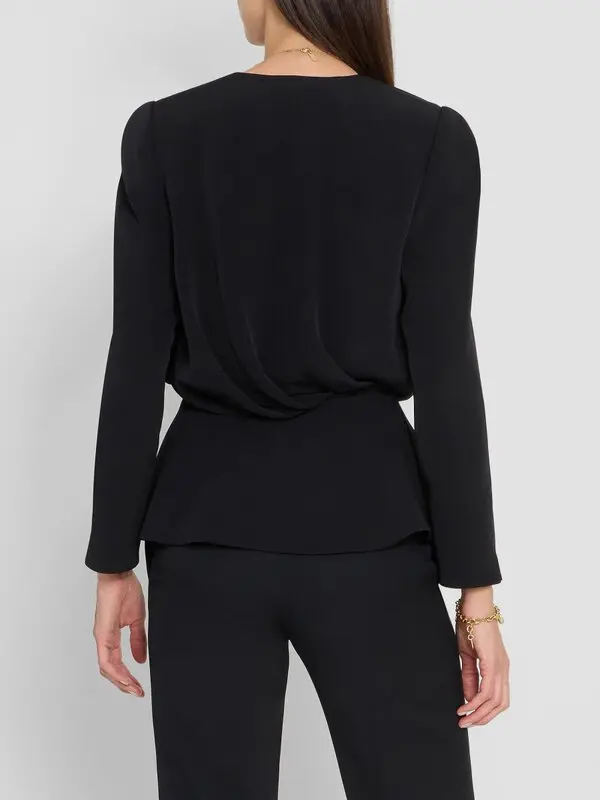 Chloé Long-sleeve Wrap Blouse