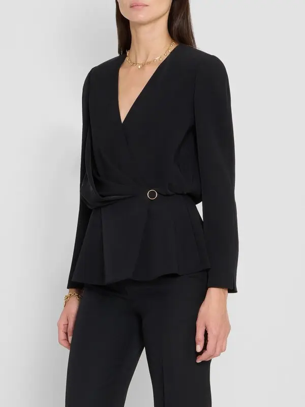 Chloé Long-sleeve Wrap Blouse